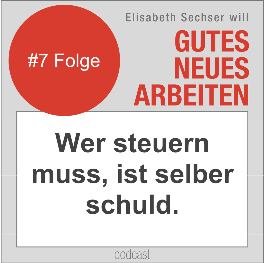 #7 "Wer steuern muss, ist selber schuld" - Sichtart